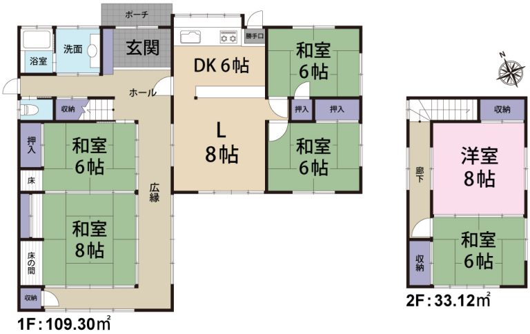 ～新着物件 銚子市野尻町 中古戸建 6LDK 680万円～ | 千葉県銚子市の物件情報 | イエステーションくらしあ